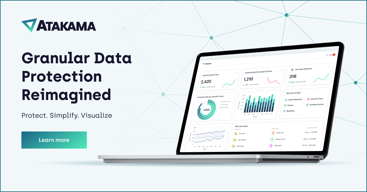 Atakama Unveils Multifactor Encryption Platform Featuring New ...